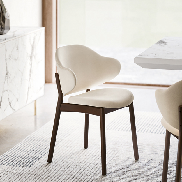 Calligaris Holly Chair Wood Legs